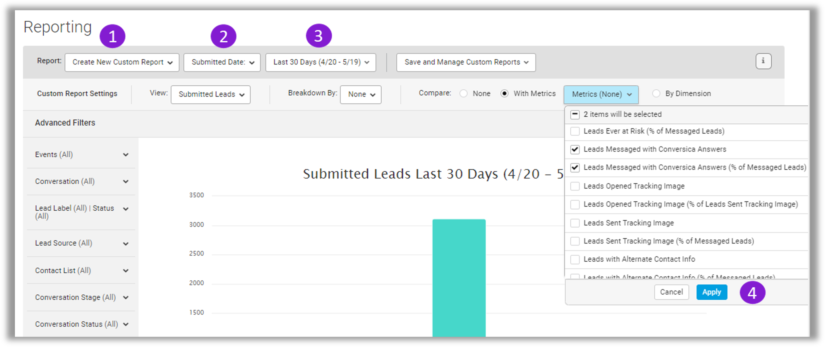 Reporting Recipe: Track Conversica Answers – Conversica Help Center Reporting Recipe: Track Conversica Answers – Conversica Help Center